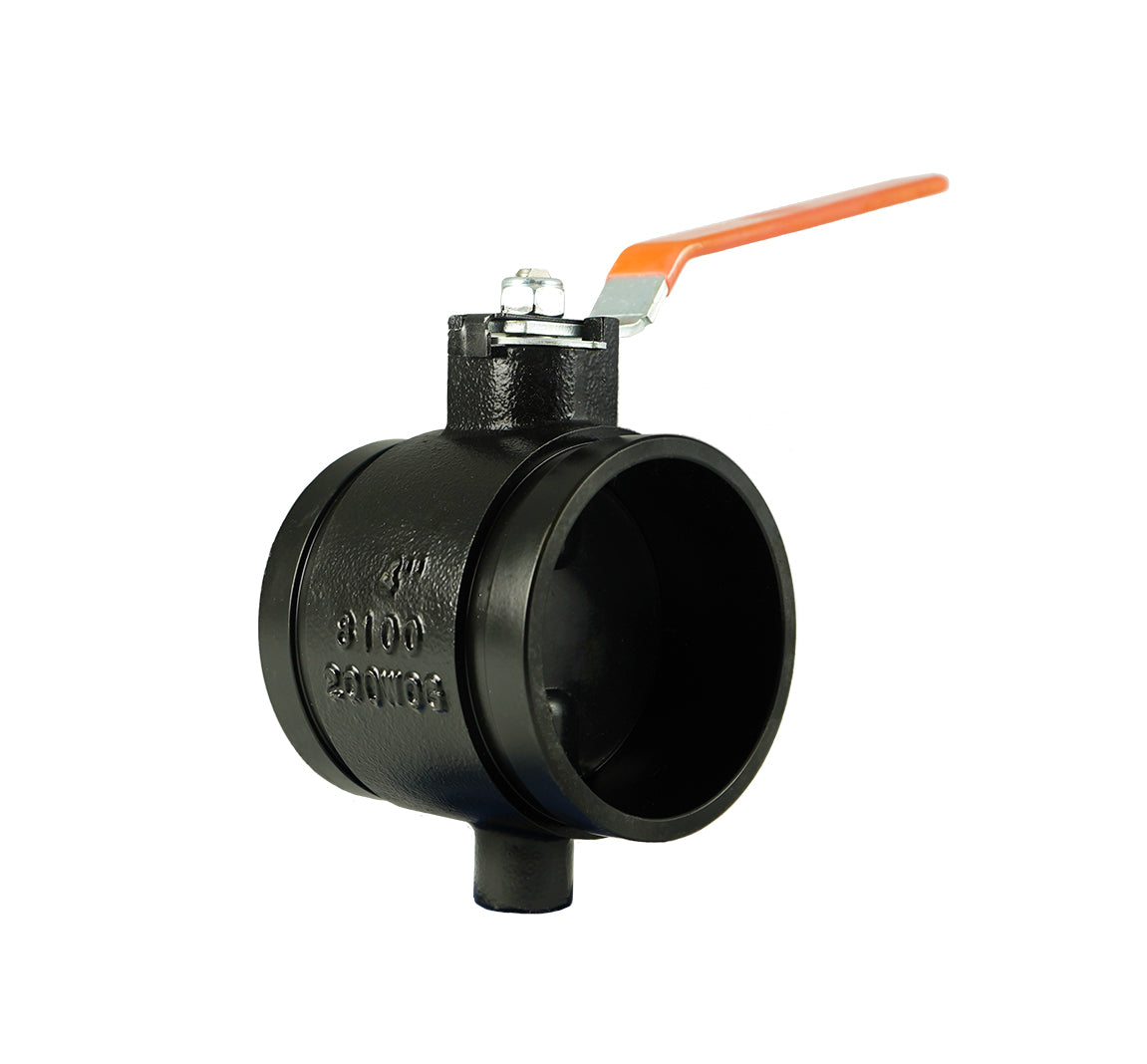 8100LG ∙ Butterfly Valve Lever Handle, Grooved – ALEUM